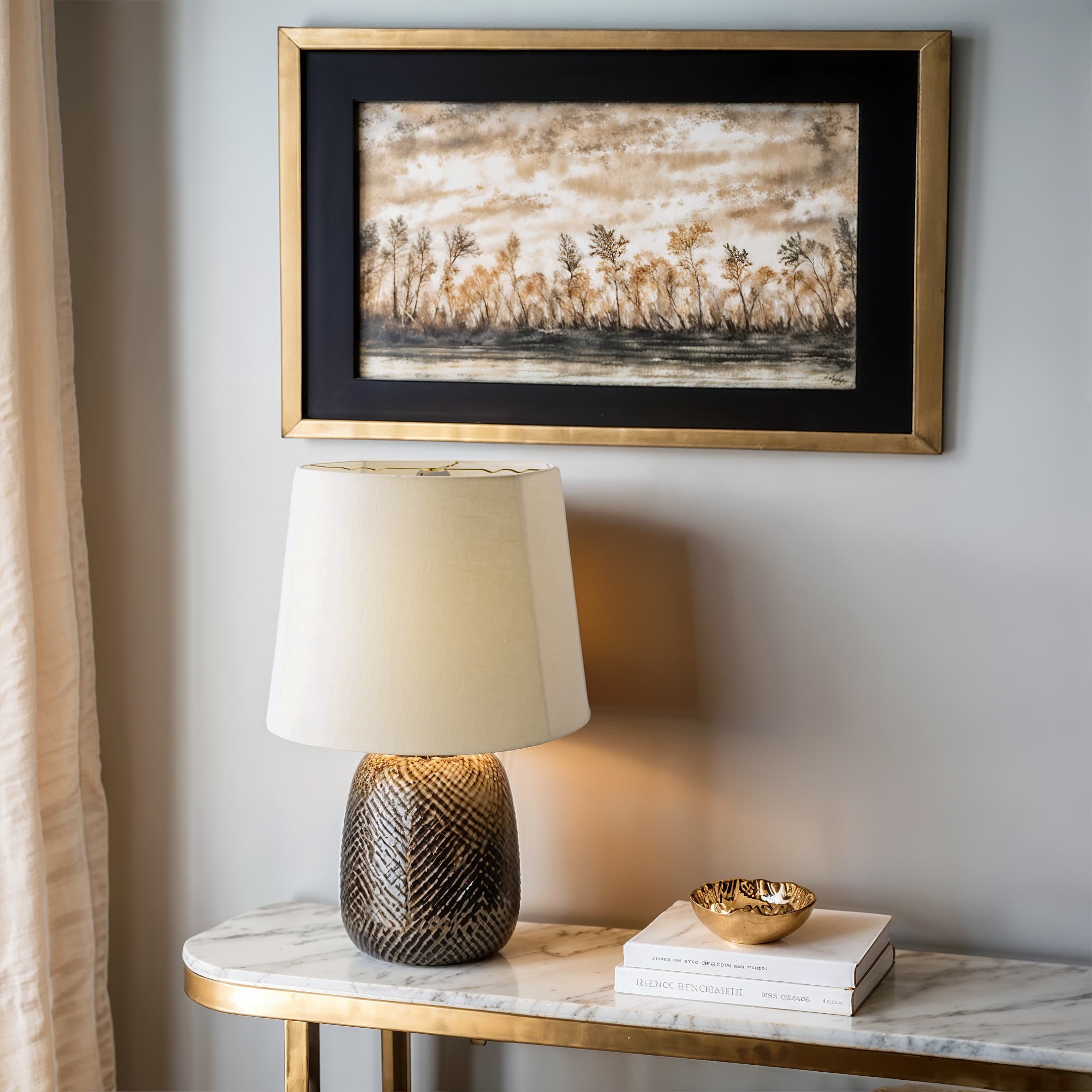 Linen Modern Square (Rolled Edges) | Just Shades